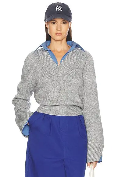 HELSA Talena V-neck Sweater