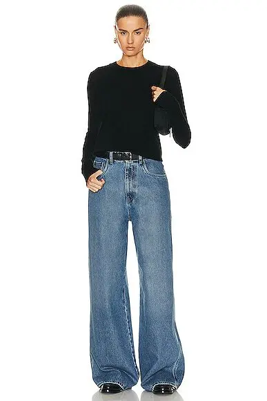 Eterne Francis Cashmere Sweater - Black