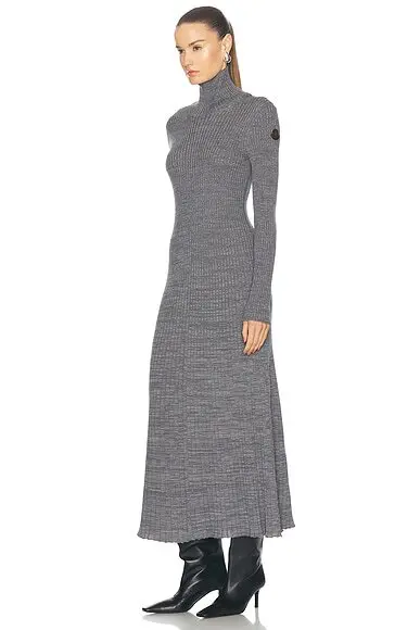 Moncler Turtleneck Knit Dress