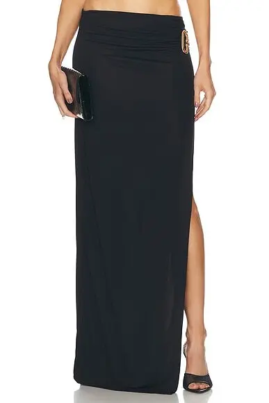 Casablanca Draped Maxi Skirt