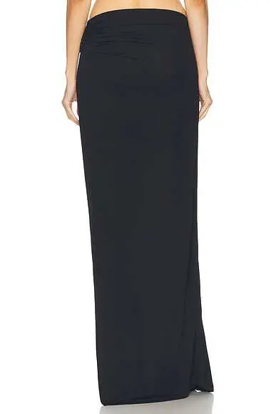 Casablanca Draped Maxi Skirt