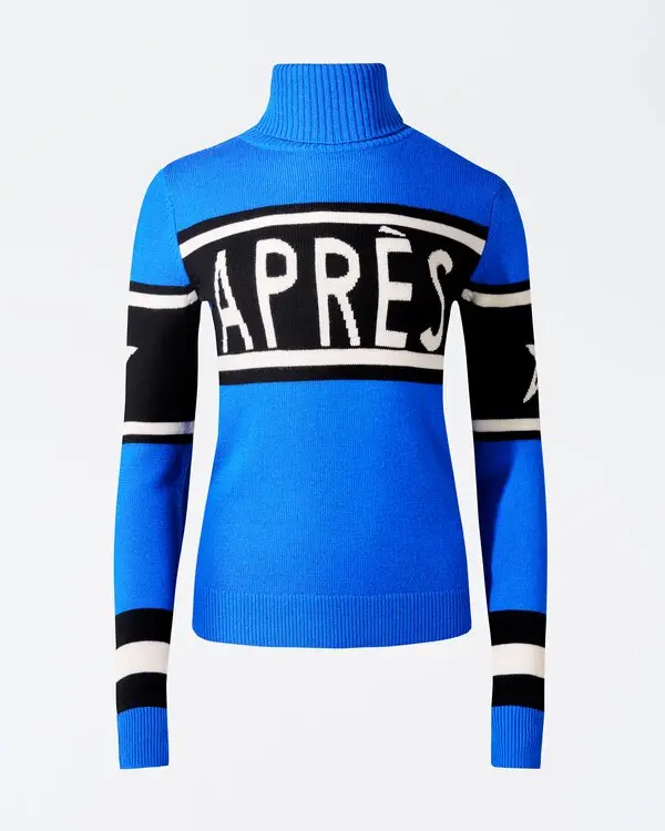 Perfect Moment Apres Merino Wool Sweater - True-indigo