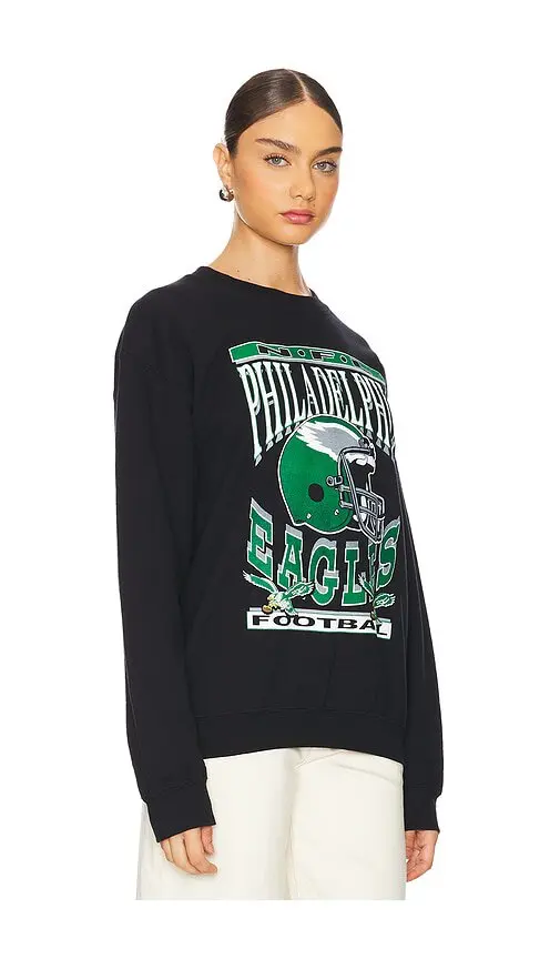 Junk Food Eagles Helmet Crewneck