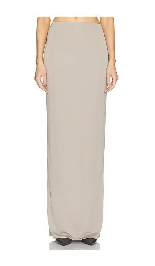 HELSA Matte Jersey Slim Skirt