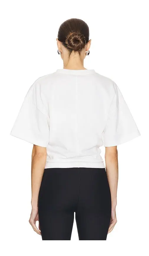 HELSA The Sculpted Tee In Thick Jersey
