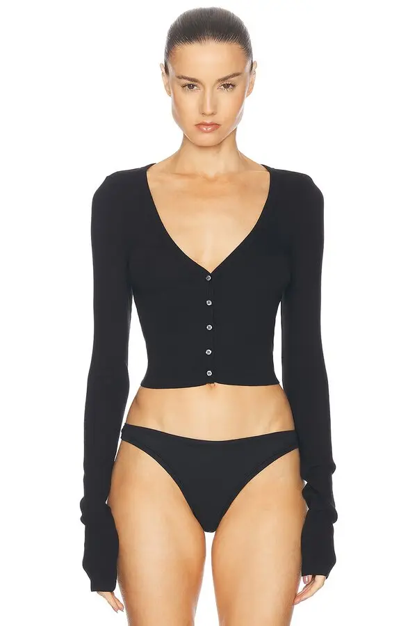 Eterne Cropped Cardigan
