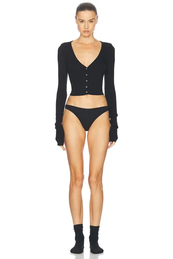Eterne Cropped Cardigan