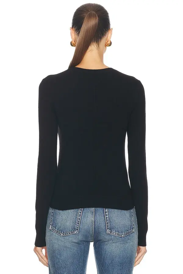 Saint Laurent Crewneck Sweater - Noir