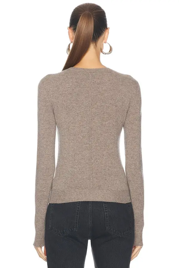 Saint Laurent Crewneck Sweater - Taupe