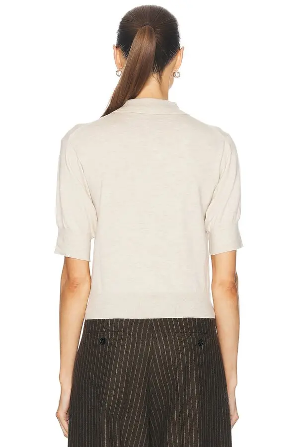 Eterne Journey Cashmere Polo Top