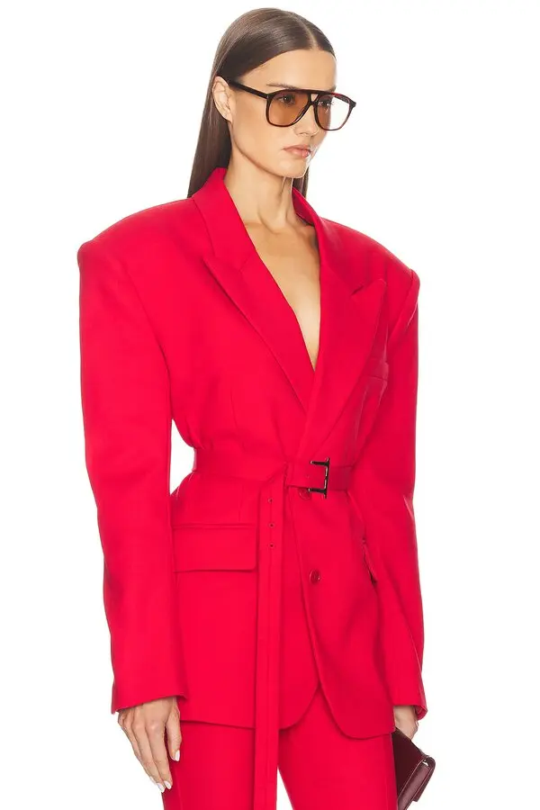 HELSA Belted Blazer