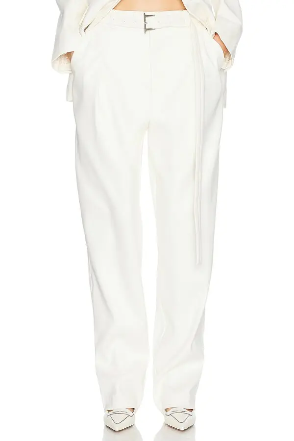 HELSA The Barrel Pant - Cream