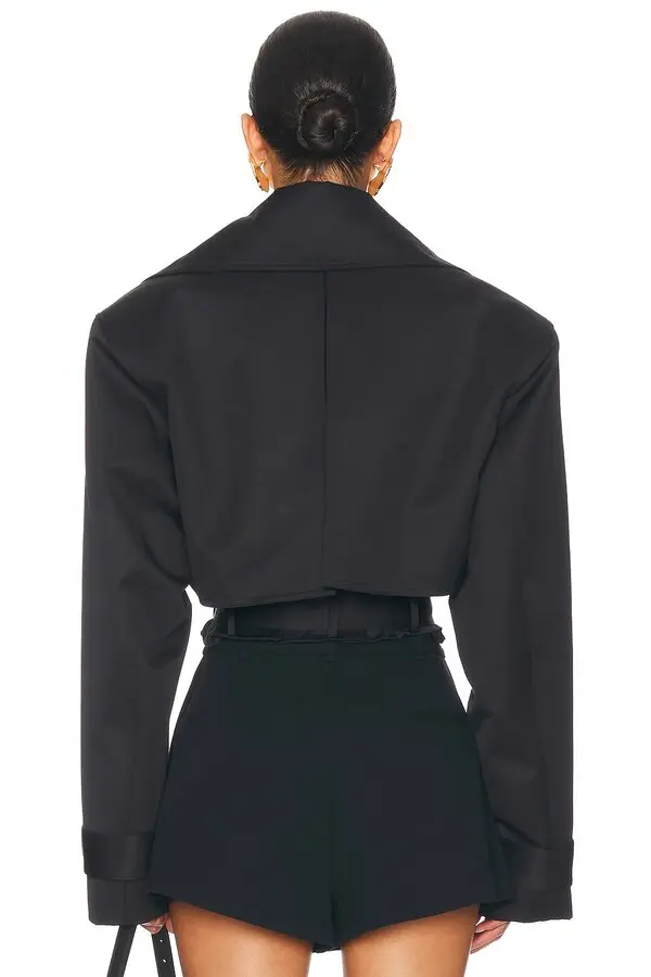 HELSA Oversized Cropped Trench