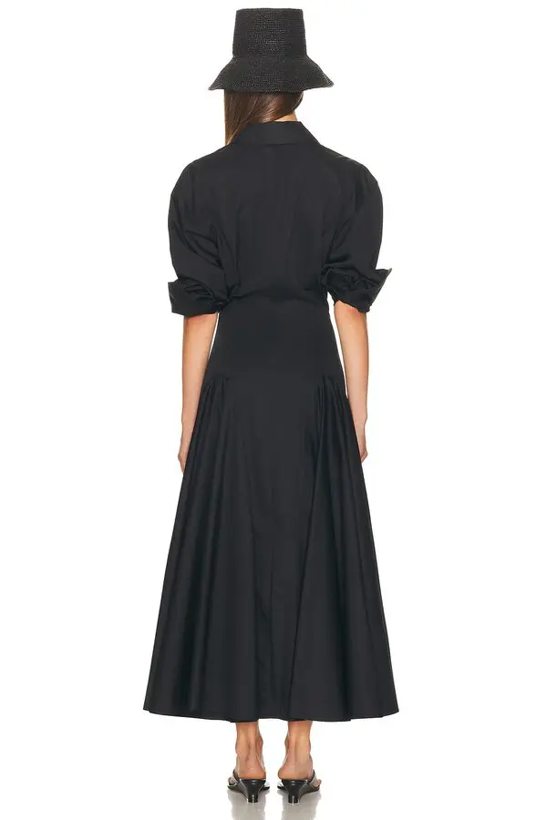 HELSA Godet Shirt Dress