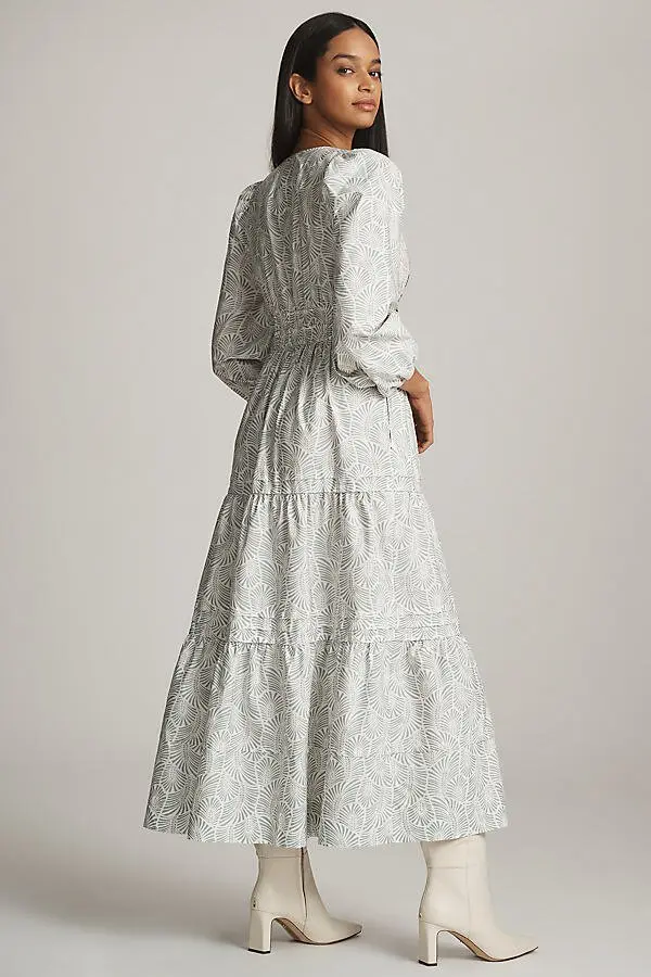 The Somerset Collection By Anthropologie Loverly Grey X The Somerset Maxi  Dress In Blue - 44% Off | Editorialist
