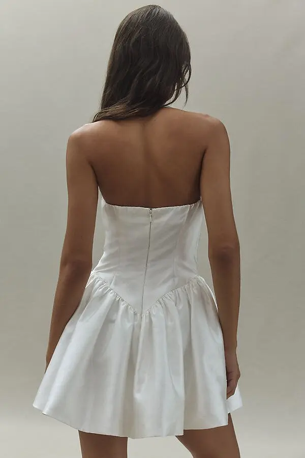 white christmas dresses Akira Flounce Corset Mini Dress main image 1