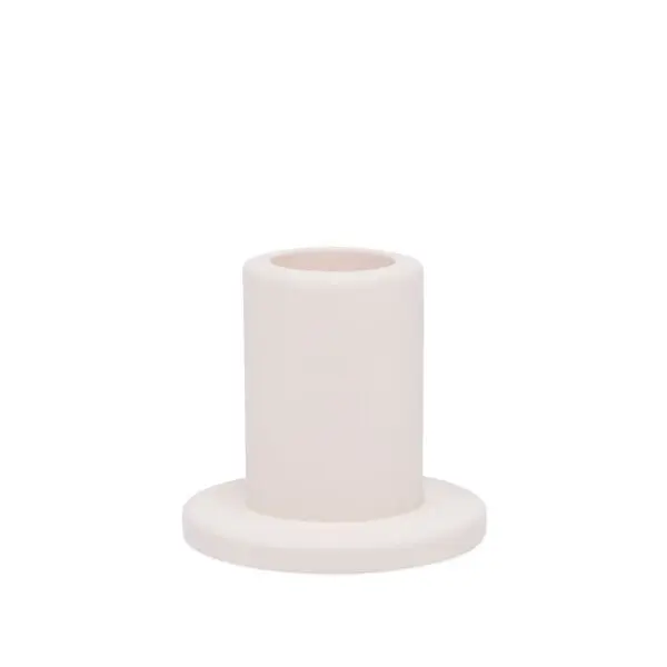 HAY Concrete Tube Candleholder - Light Pink