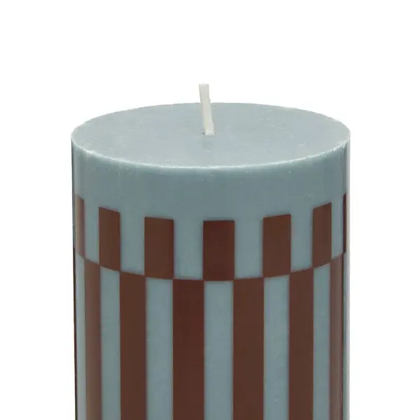 HAY Column Candle Medium - Anthrachite/bordeaux