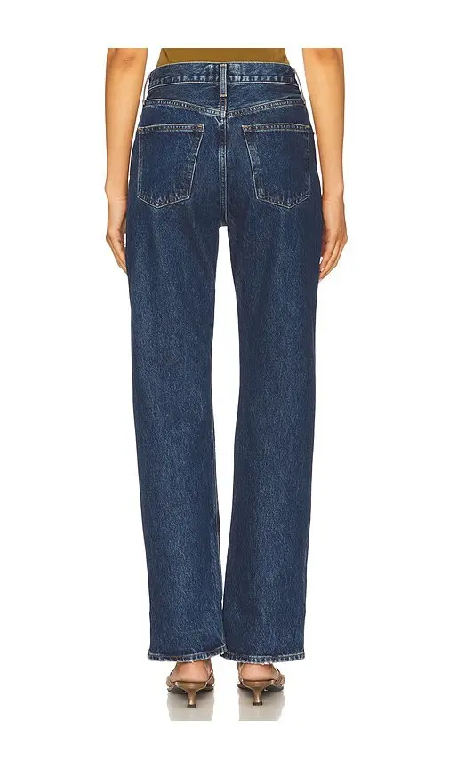AGOLDE Fran Wide Leg Jeans - Blue