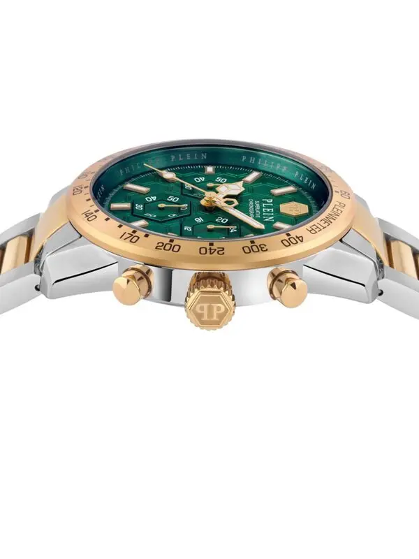 Philipp Plein Pleinmeter 44mm Chronograph Watch - Green