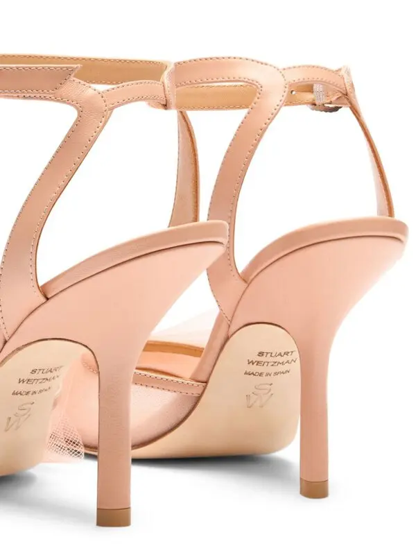 STUART WEITZMAN 100mm Bow Sandals - Neutrals