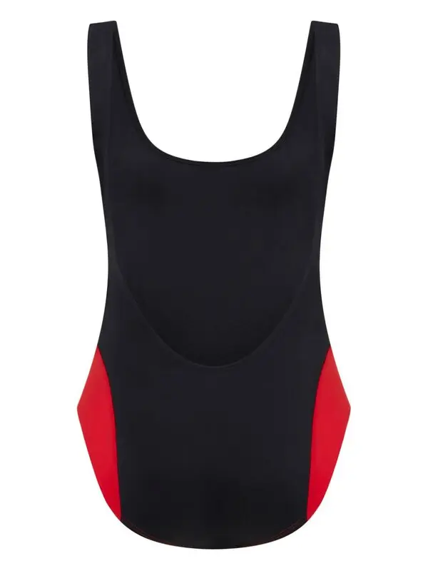LET'S SWIM Shark Print One Piece Swimsuit