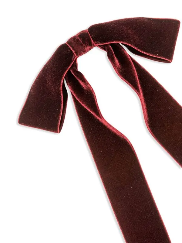 JENNIFER BEHR Adley Bow Barrette - Red