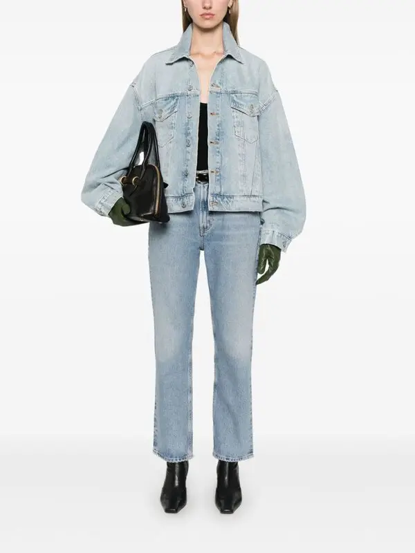 AGOLDE Valen Straight-leg Jeans - Blue