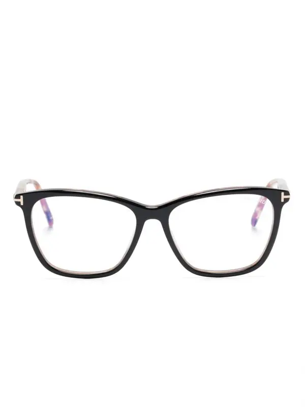 TOM FORD Rectangle-frame Glasses - Black