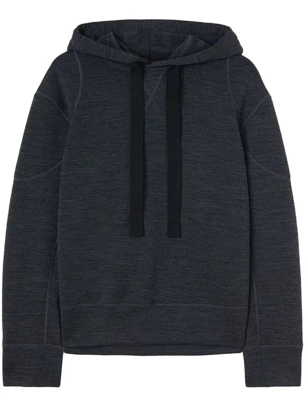 JIL SANDER Drawstring Wool Hoodie