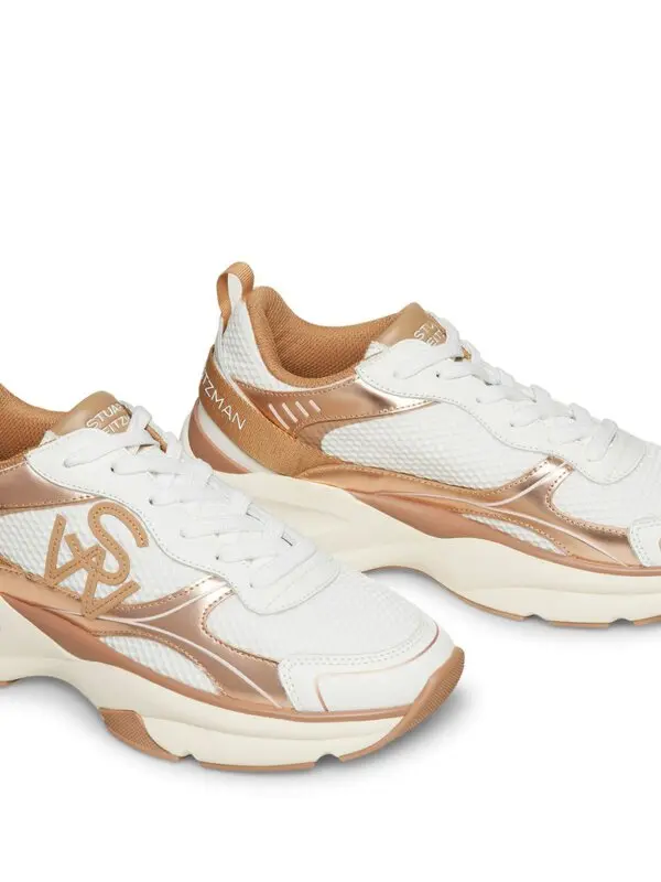 STUART WEITZMAN Panelled Sneakers - White