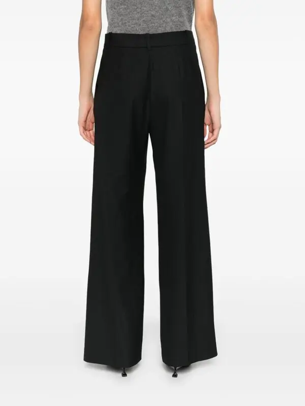 Maje Wide-leg Tailored Trousers - Black