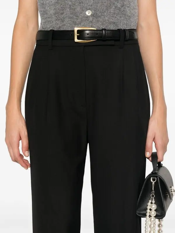 Maje Wide-leg Tailored Trousers - Black