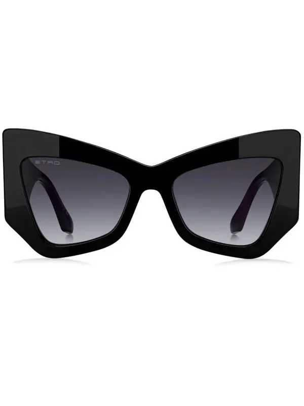 Etro Logo-plaque Sunglasses - Black