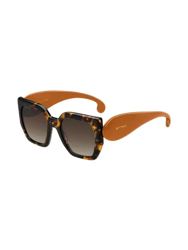 Etro Paisley Sunglasses - Brown