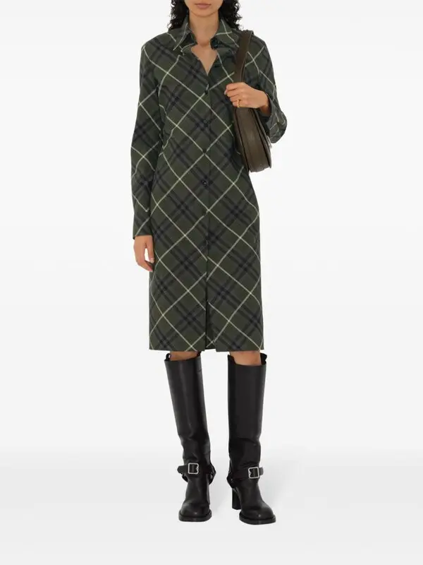Burberry Check-print Shirt Dress