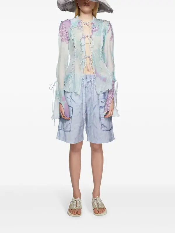Acne Studios Printed Knee-length Shorts
