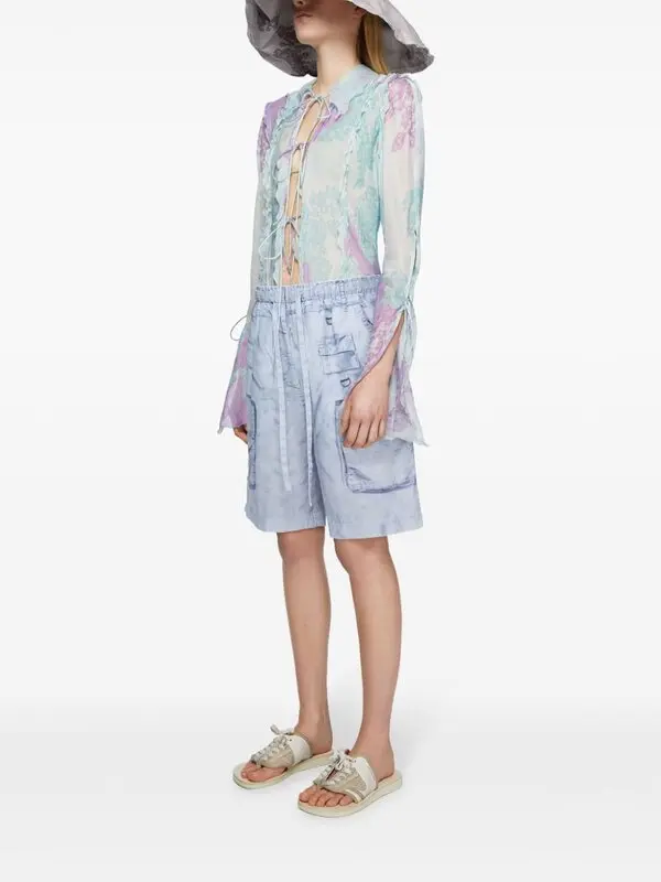 Acne Studios Printed Knee-length Shorts