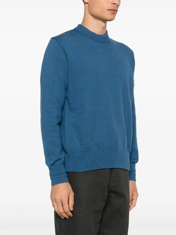 Stone Island Compass Badge Sweater - Blue