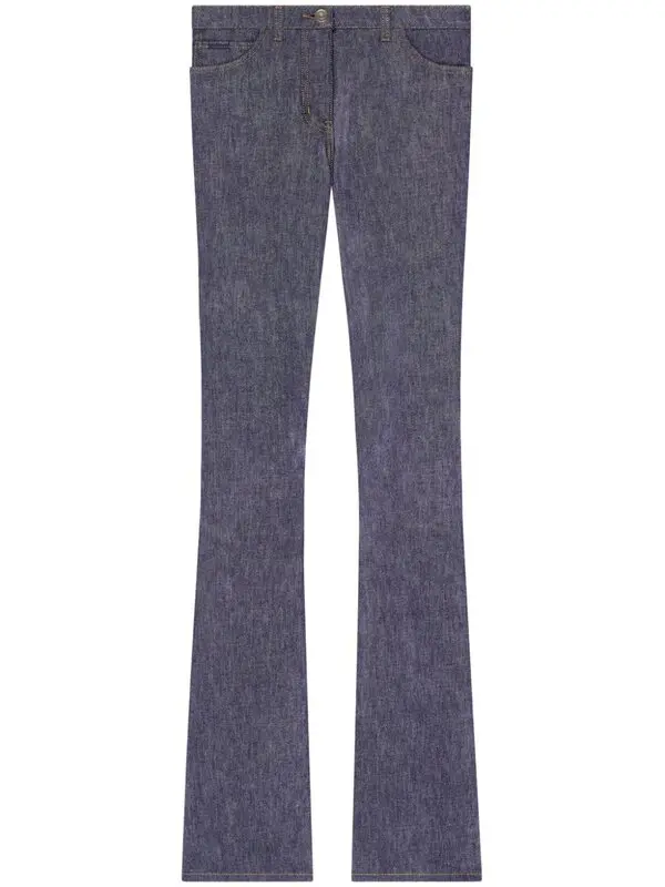 COURREGES Cotton Bootcut Jeans - Grey