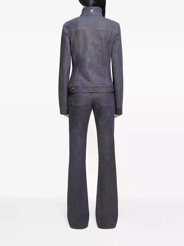 COURREGES Motorcycle Denim Jacket