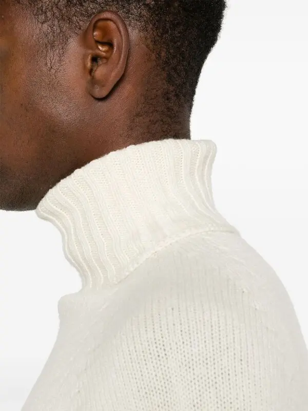 MA'RY'YA Ribbed-knit Sweater - Neutrals