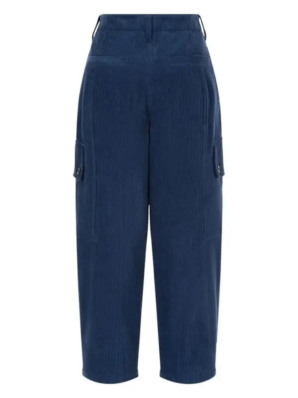 STUDIO TOMBOY Corduroy Cargo Pants - Blue