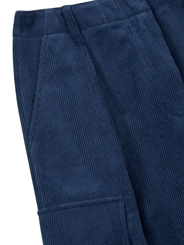 STUDIO TOMBOY Corduroy Cargo Pants - Blue