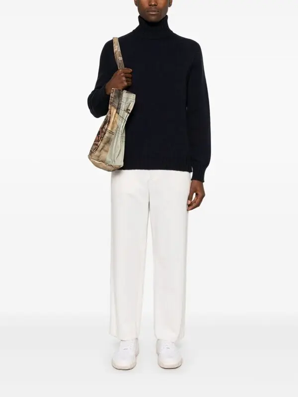 MA'RY'YA Ribbed-knit Sweater - Blue