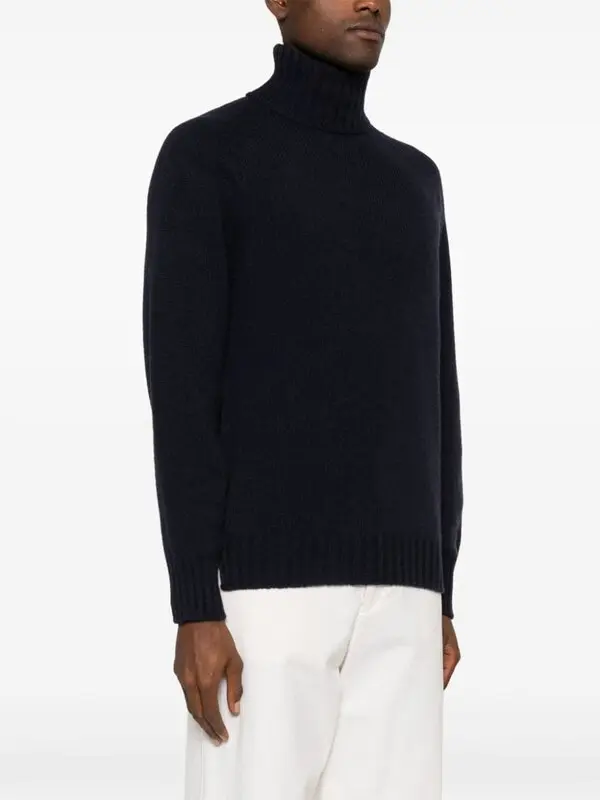 MA'RY'YA Ribbed-knit Sweater - Blue