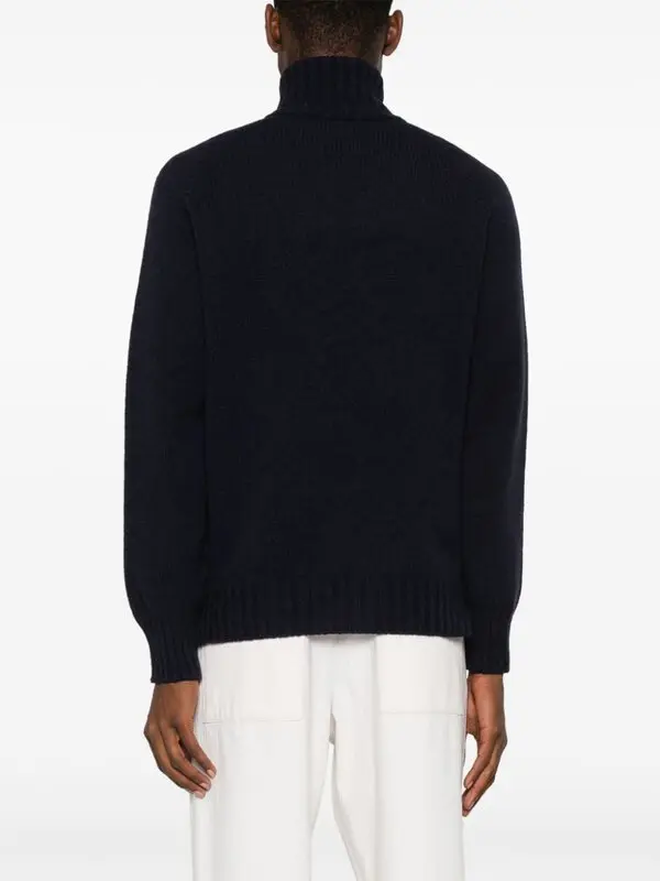 MA'RY'YA Ribbed-knit Sweater - Blue