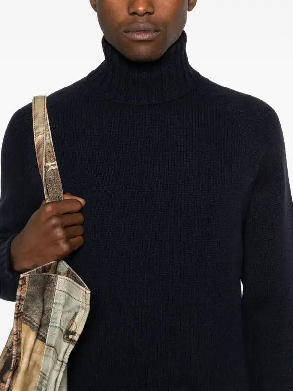 MA'RY'YA Ribbed-knit Sweater - Blue