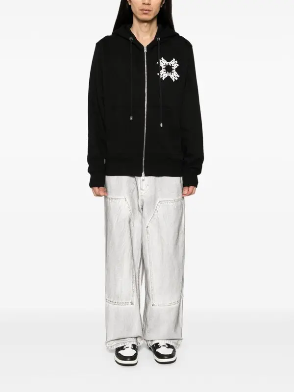 Amiri Logo Print Hooded Jacket