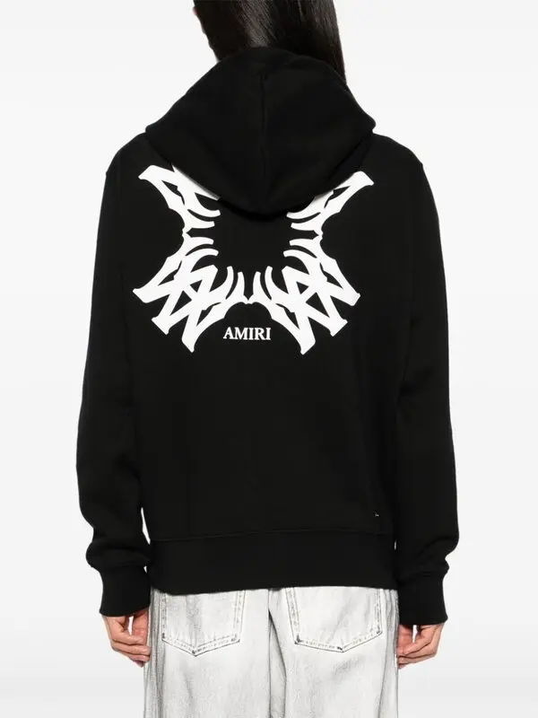 Amiri Logo Print Hooded Jacket